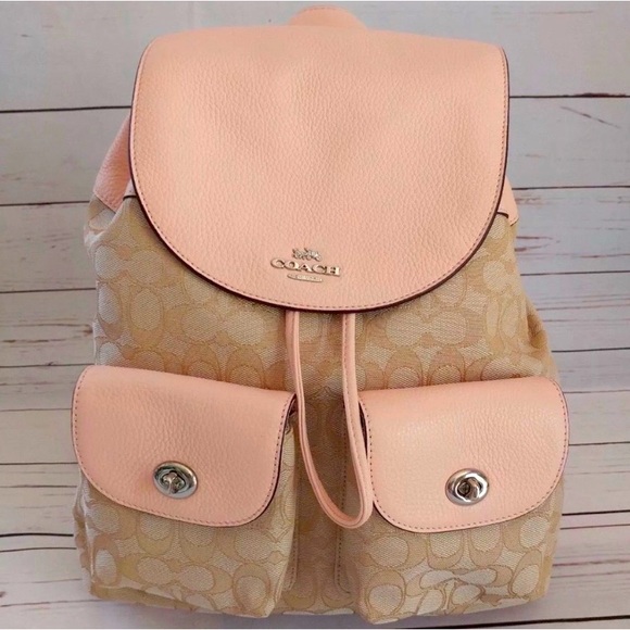 Coach | Bags | Coach Pink Backpack | Poshmark